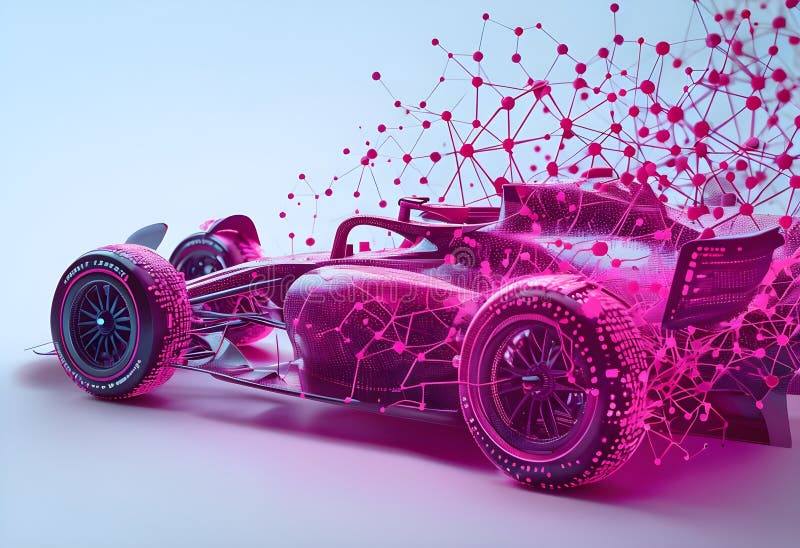 Race Car, Breaking into Pixels and Data Points, Morphing into a Network ...