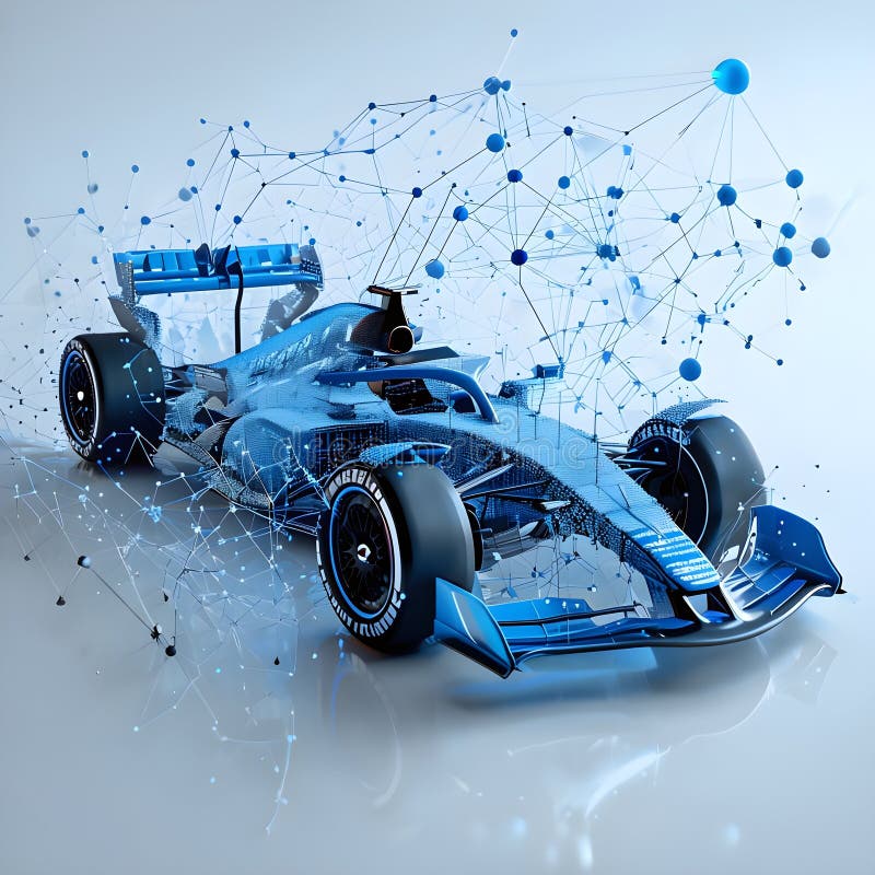 Race Car, Breaking into Pixels and Data Points, Morphing into a Network ...