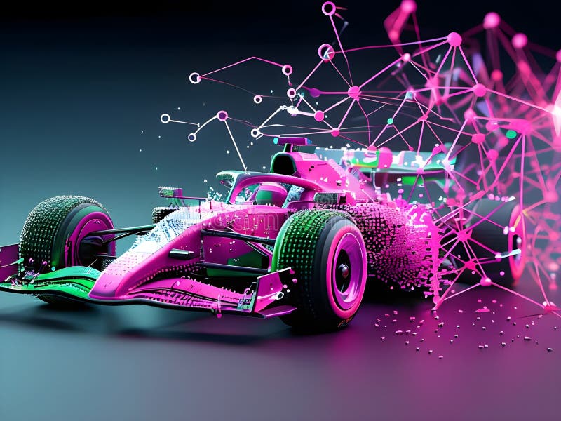 Race Car, Breaking into Pixels and Data Points, Morphing into a Network ...