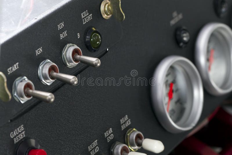 Race Car Dashboard stock photo. Image of ignition, dial - 17734472