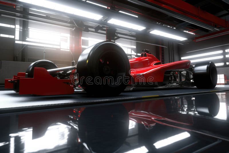 A Race Car Driver Reads the Pit Board during a Pit Stop. Speed Drive ...