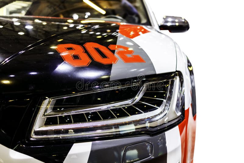 Race Car Front Headlight stock photo. Image of auto, performace - 68346898