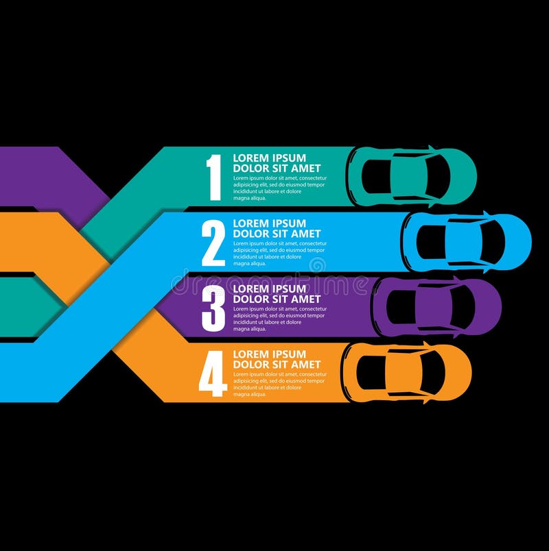 Race car infographics stock vector. Illustration of composition - 55586970