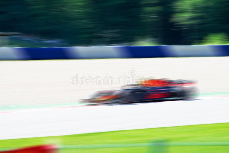 Race Car, Pass Very Quickly, Car Sport, Blurred Background Stock Image ...