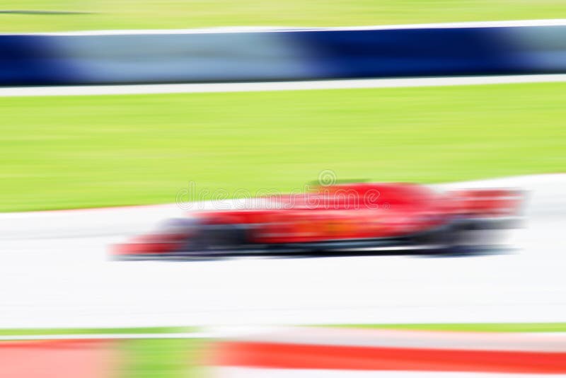 Race Car, Pass Very Quickly, Car Sport, Blurred Background Stock Image ...