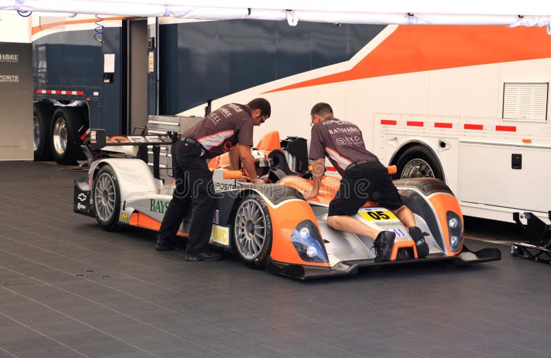 Race car preparation editorial stock photo. Image of automobile - 51607628