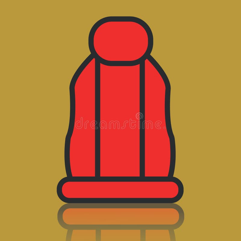 Race Car Seat. Vector Illustration Decorative Design Stock Vector ...
