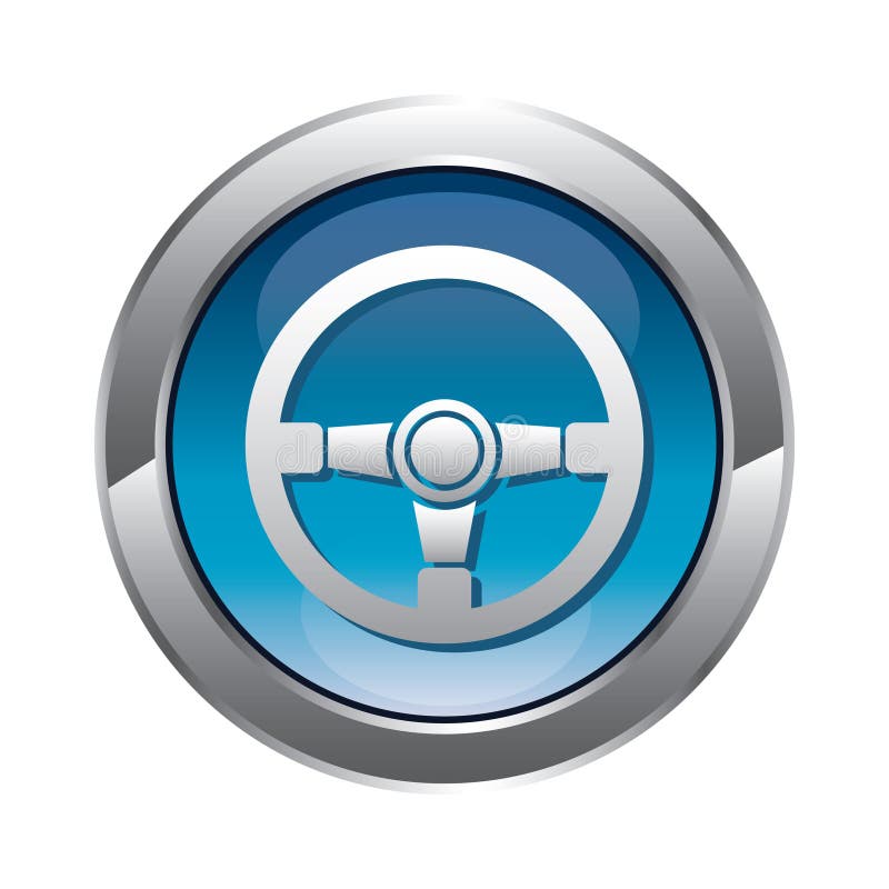 Race Car Steering Wheel. Vector Illustration Decorative Design Stock ...