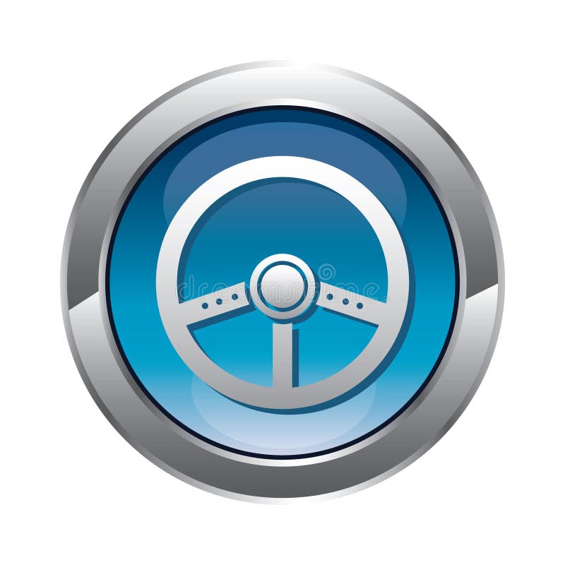 Race Car Steering Wheel. Vector Illustration Decorative Design Stock ...