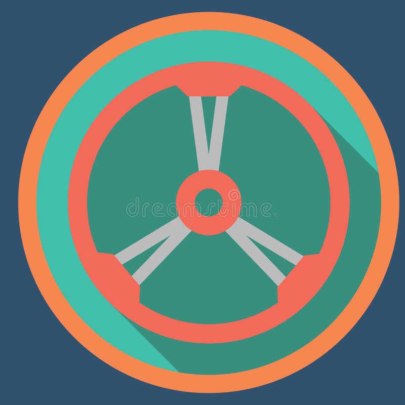 Race Car Steering Wheel. Vector Illustration Decorative Design Stock ...