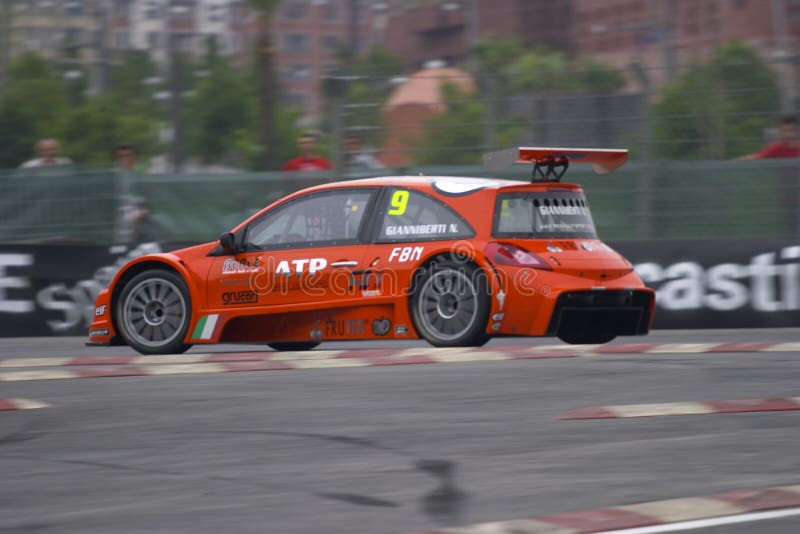 Race Cars Racing at the Grand Prix Editorial Stock Image - Image of ...