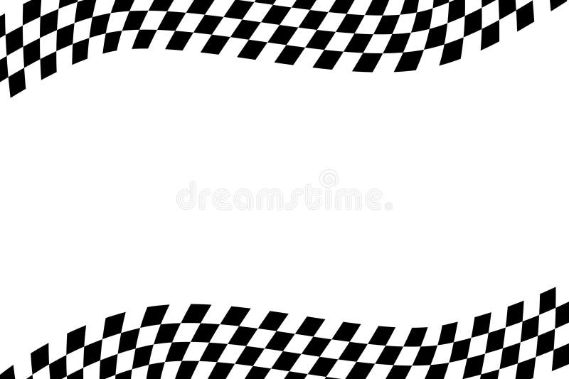 Race Checker Flag Background. Finish Check Rally Background. Wavy ...