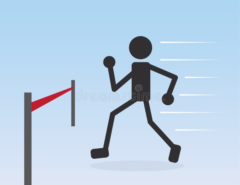 Race Finish stock vector. Illustration of grey, wind - 29094567