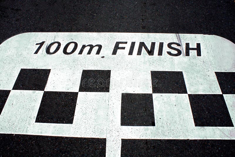 Race Finish Line on Asphalt Stock Photo - Image of active, event: 58428480