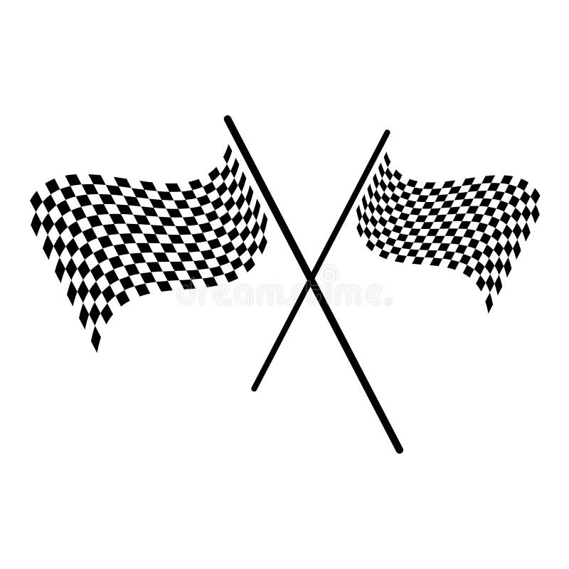 Race flag icon design stock vector. Illustration of winner - 154471562