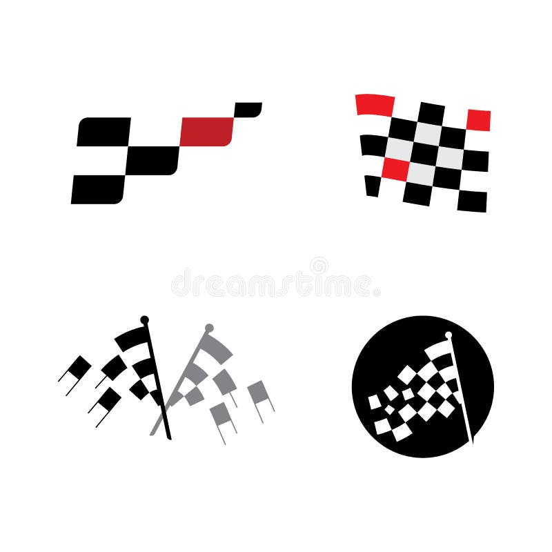 Race flag icon design stock vector. Illustration of motion - 262983275