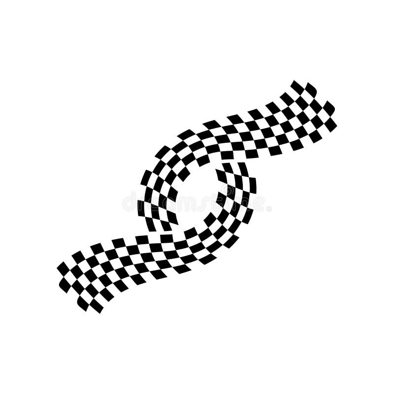 Race Flag Icon Logo Design Vector. Icon Symbol. Template Illustration ...