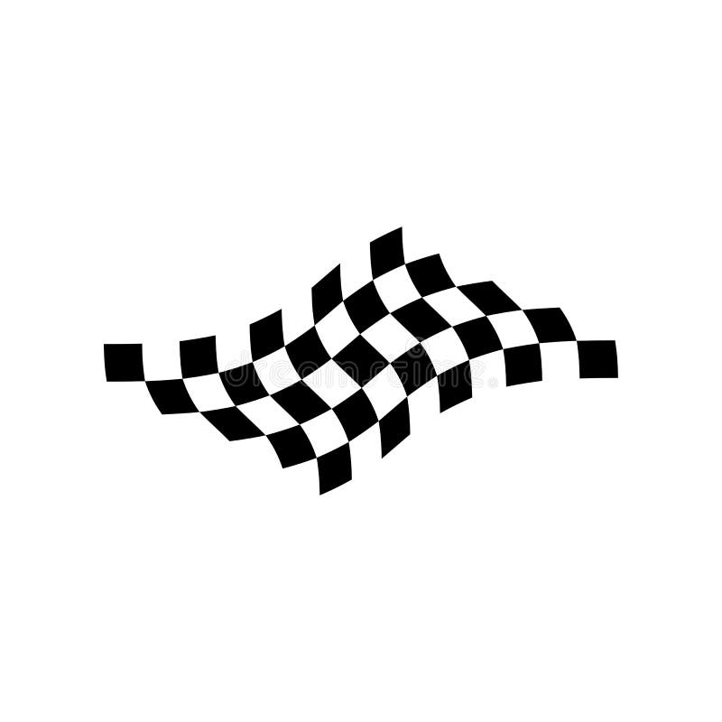 Race Flag Icon Logo Design Vector. Icon Symbol. Template Illustration ...