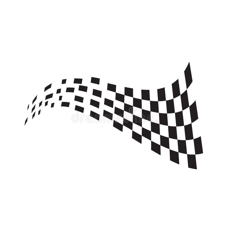 Race Flag Icon, Simple Design Race Flag Logo Stock Vector ...