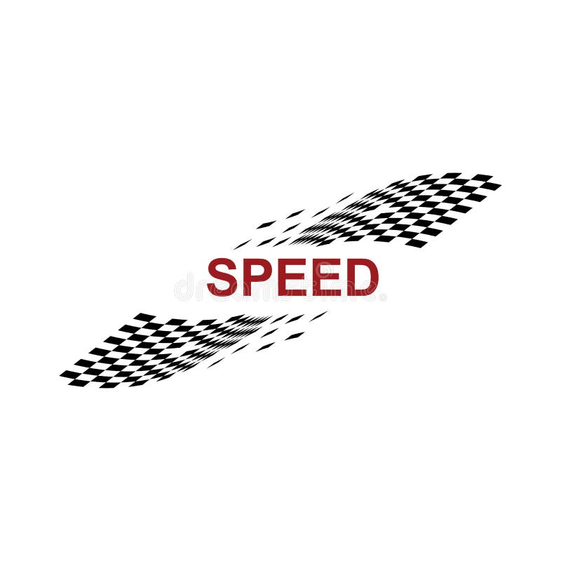 Race Flag Icon Simple Design Race Flag Logo Template. Stock Vector ...