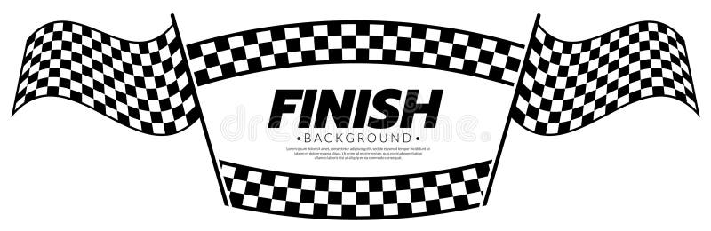 Race Flag Icon Simple Design Race Flag Logo Template. Checkered Finish Flag Stock Vector ...