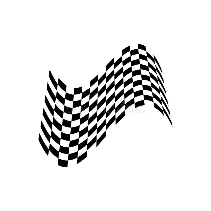Race Flag Logo Vector Illustration Template Design Stock Illustration ...