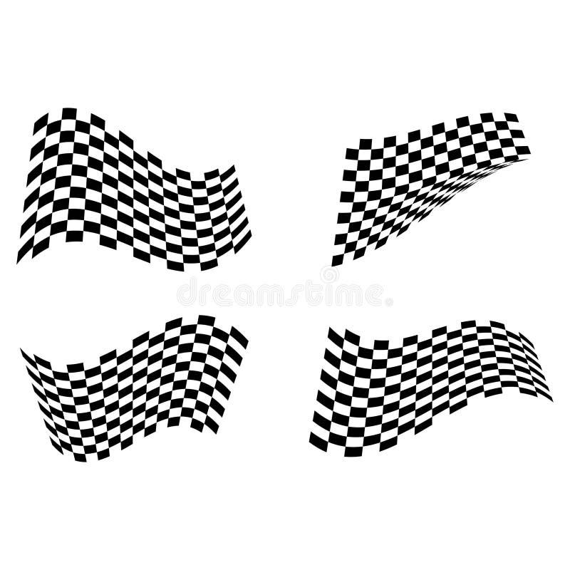 Race Flag Logo Vector Illustration Template Design Stock Illustration ...
