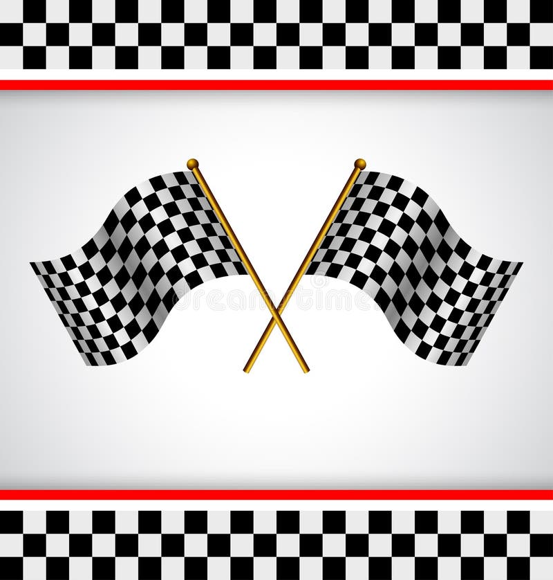 Race flag stock illustration. Illustration of motor, design - 41668713
