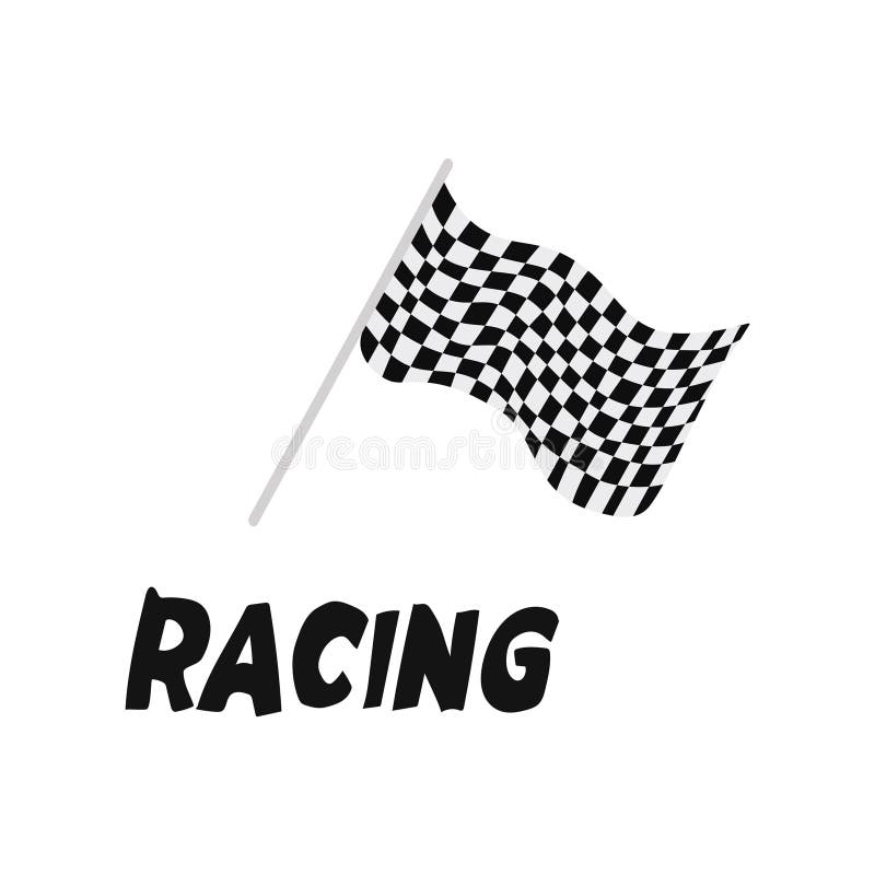 Race Flag Racing Free Vector Illustration Stock Illustration ...