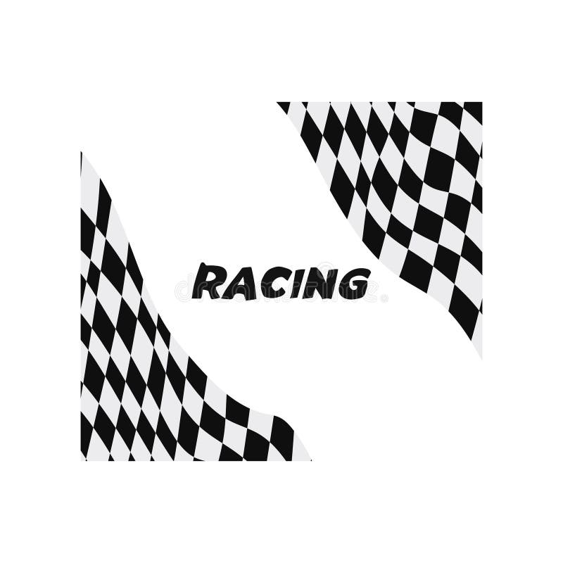 Race Flag Racing Free Vector Illustration Stock Vector - Illustration ...