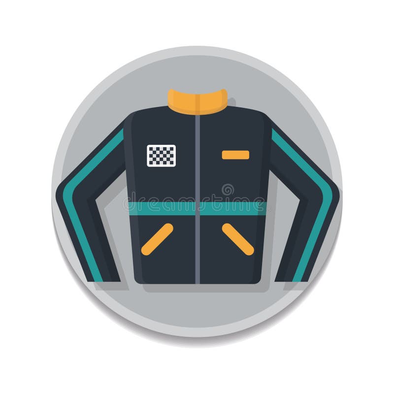 Racer Jacket. Vector Illustration Decorative Design Stock Vector ...