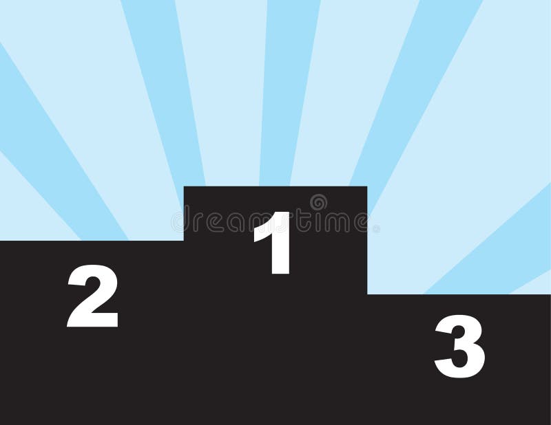 Race Places Pedestal stock vector. Illustration of competition - 31860299