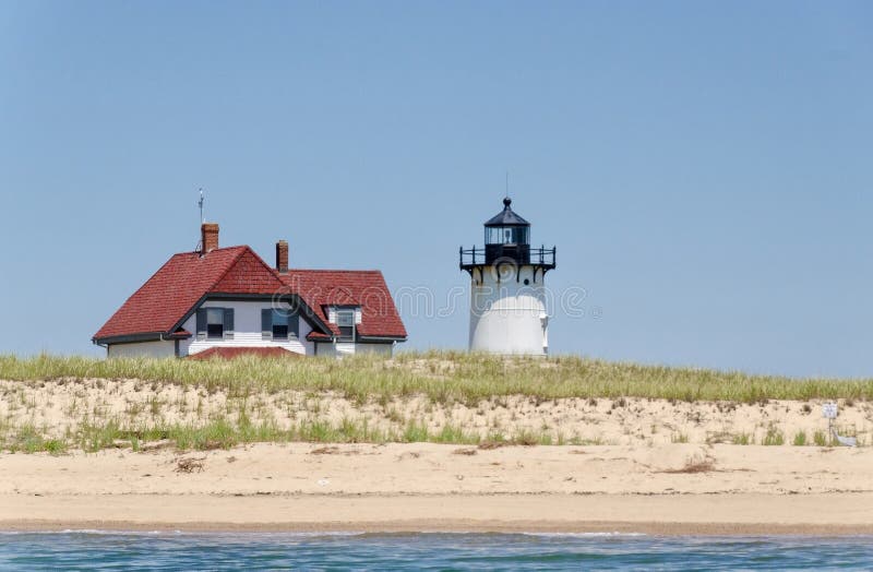 Race Point Lighthouse in Cape Cod Stock Photo - Image of maine ...