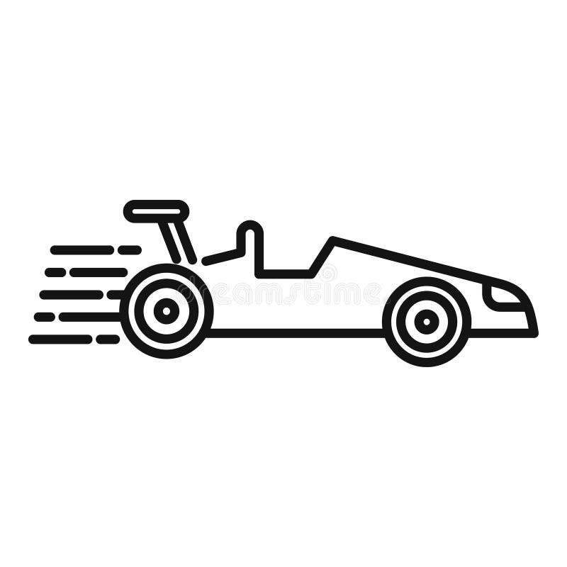 Race Speed Car Icon Outline Vector. Car Meter Scale Stock Illustration ...