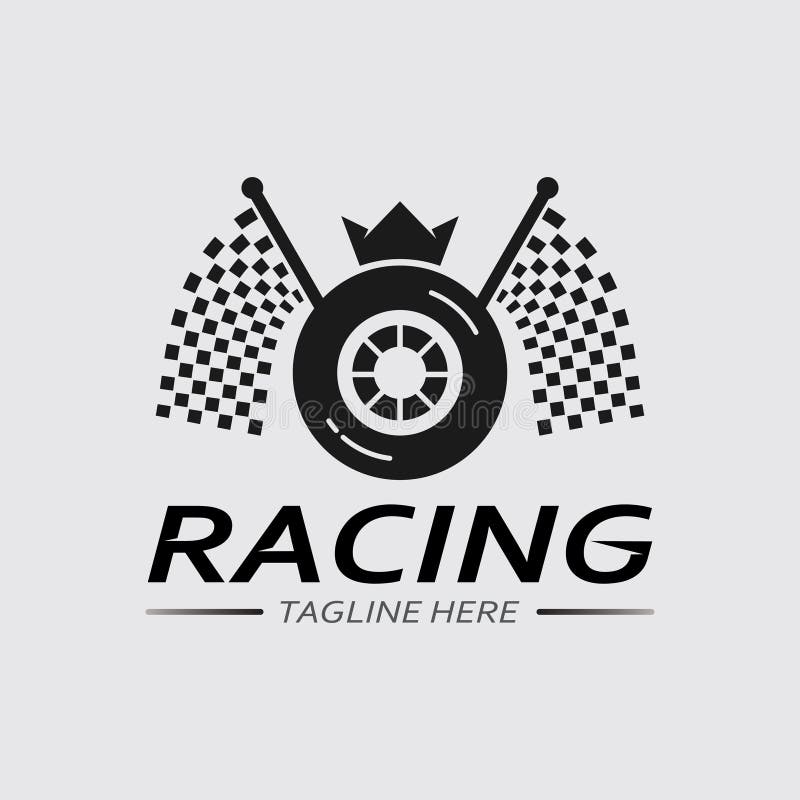 Race and Speed Logo Icon Vector Race Flag Racing Illustration Logo ...