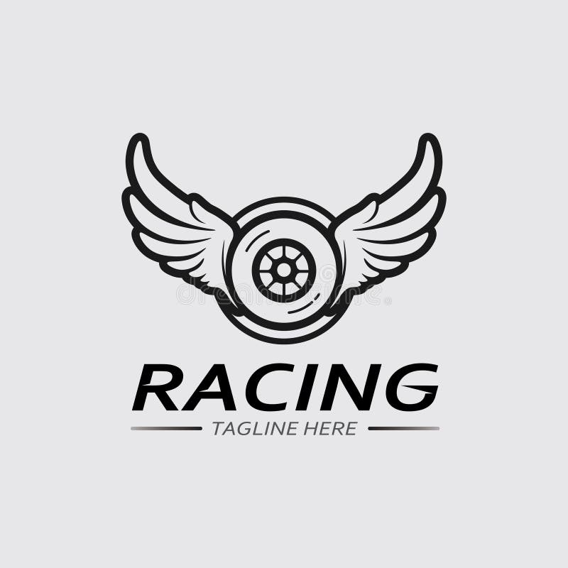 Race and Speed Logo Icon Vector Race Flag Racing Illustration Logo ...