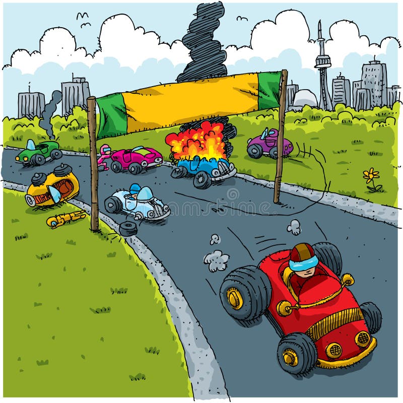 Cartoon Car Road Race Car+Toon Race: Rally Valley Champion For