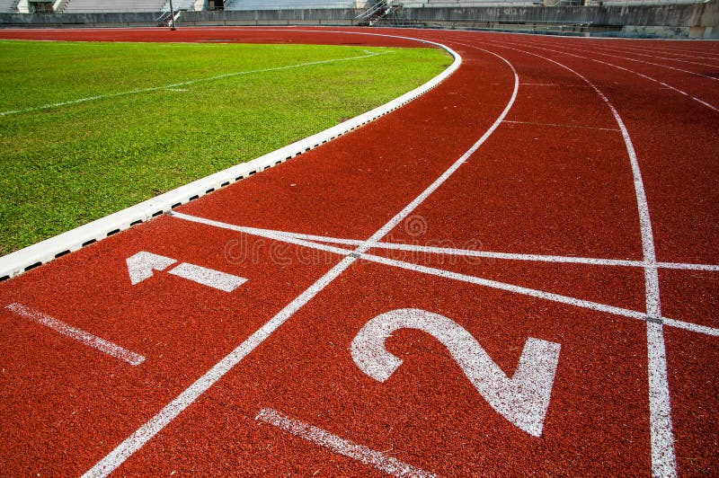 Running track turn. stock photo. Image of lines, running - 332214