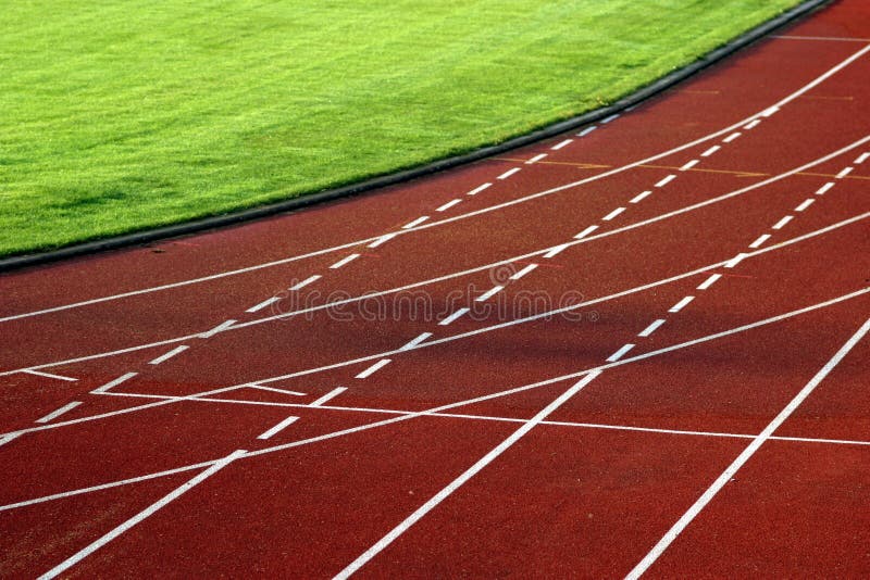Race track curve stock image. Image of athlet, track, close - 14173