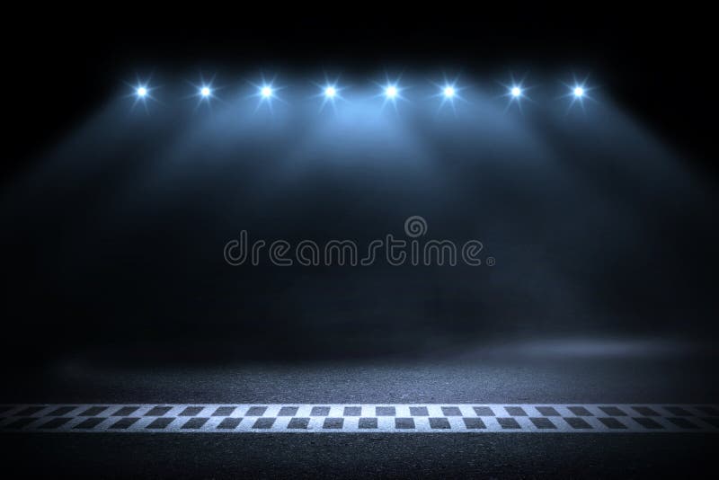Abstract Race Track Finish Line Racing Stock Photo - Image of motor ...