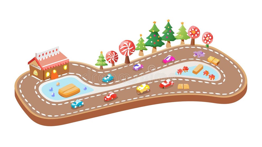 Board Game Race Track Stock Illustrations – 235 Board Game Race Track ...