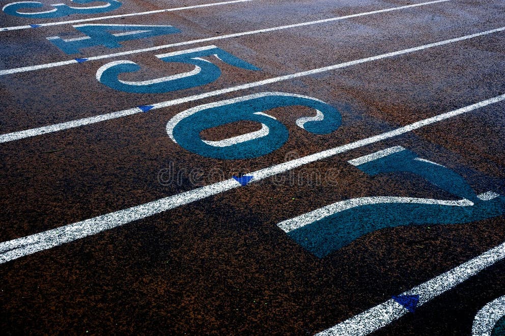 Race Track Numbers stock photo. Image of dark, five, compete - 3056638