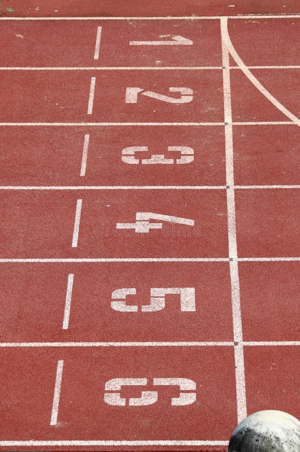 Race track in a stadium stock photo. Image of playground - 52439786