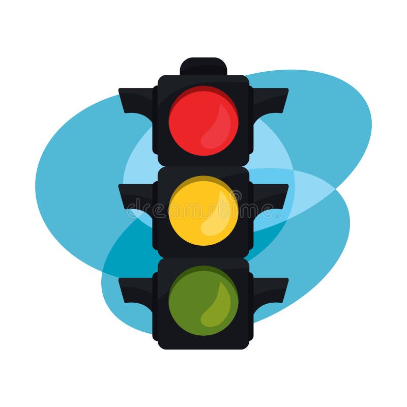 Race Track Starting Lights. Vector Illustration Decorative Design Stock ...