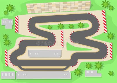 Race Track Top View Stock Illustrations – 2,137 Race Track Top View ...