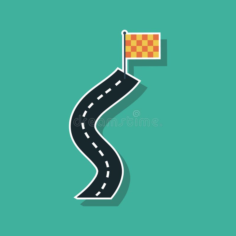 Race Track. Vector Illustration Decorative Design Stock Vector ...