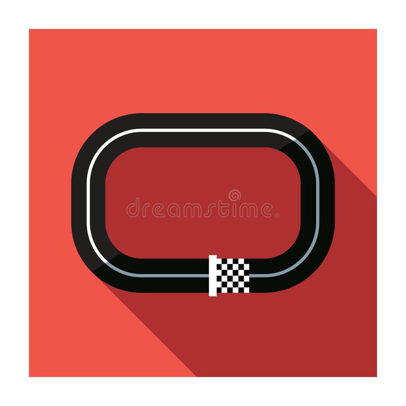 Race Track. Vector Illustration Decorative Design Stock Vector ...