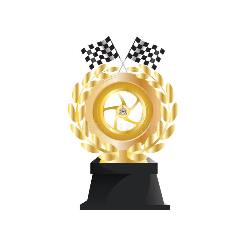 Race Trophy. Vector Illustration Decorative Design Stock Vector ...