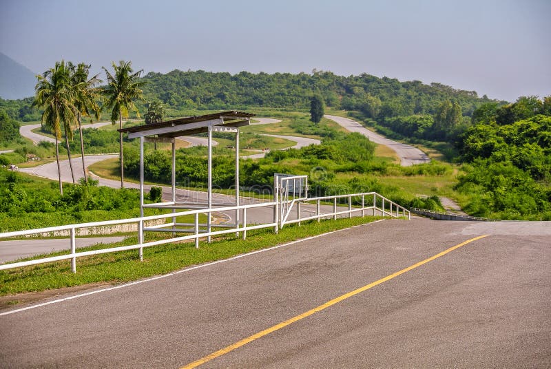 The Racecourse is Located on the Mountain. Stock Image - Image of ...