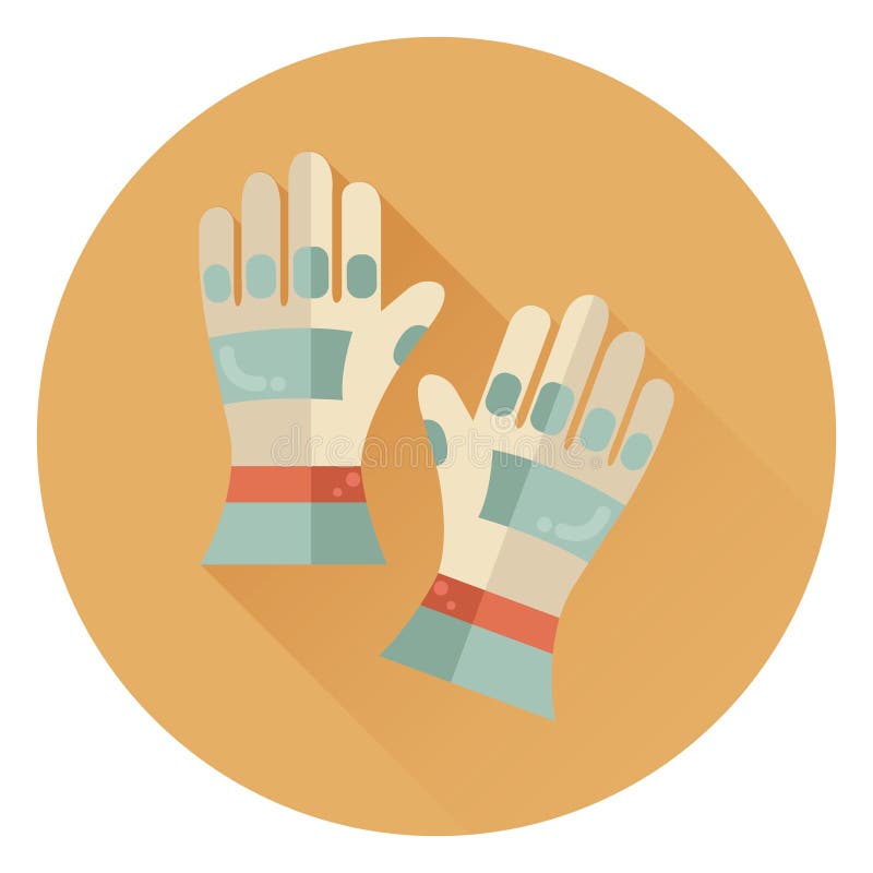 Racer Gloves. Vector Illustration Decorative Design Stock Vector ...